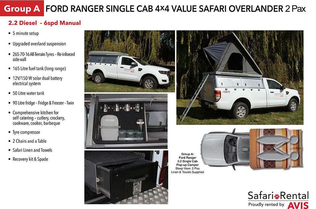 Ford Ranger Single Cab (Group A) – Overland360
